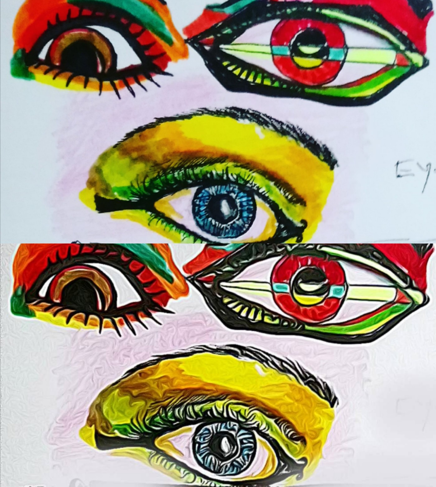 Eye doodles – Mallaband-Brown