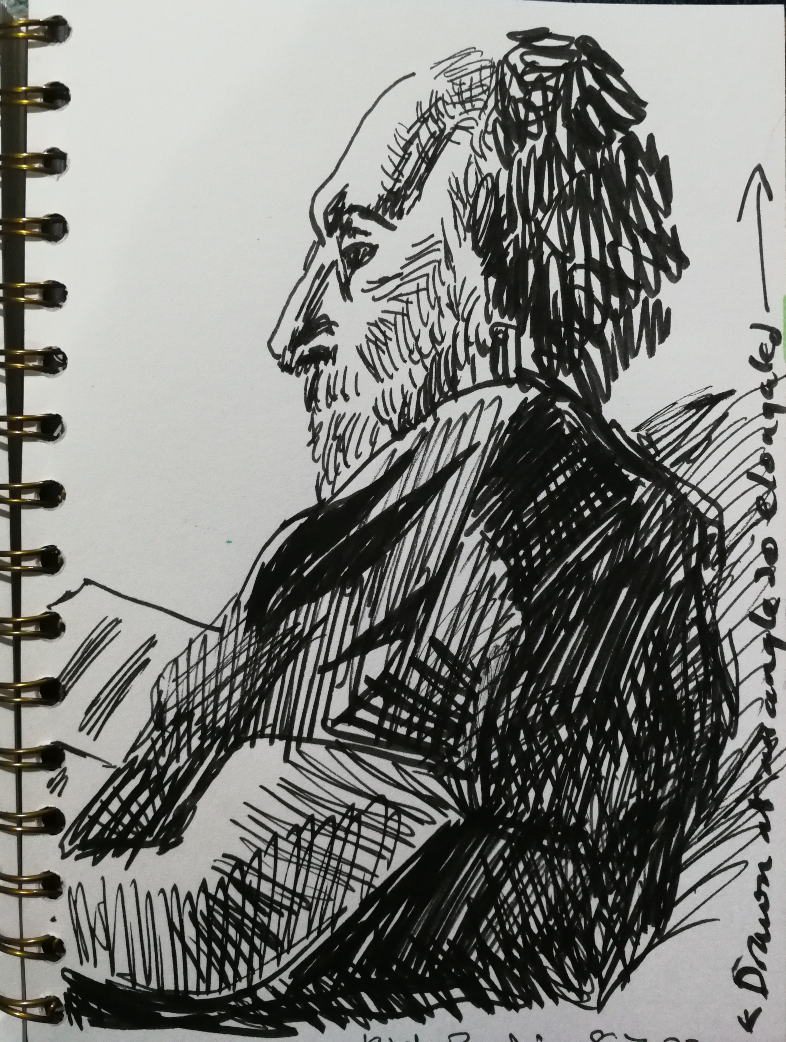 Elongated drawing – Mallaband-Brown